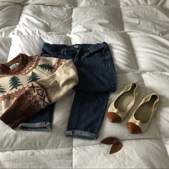 Rockport | Shoes | Ivory Chestnut Flats With A Subtle But Cute Bow ...